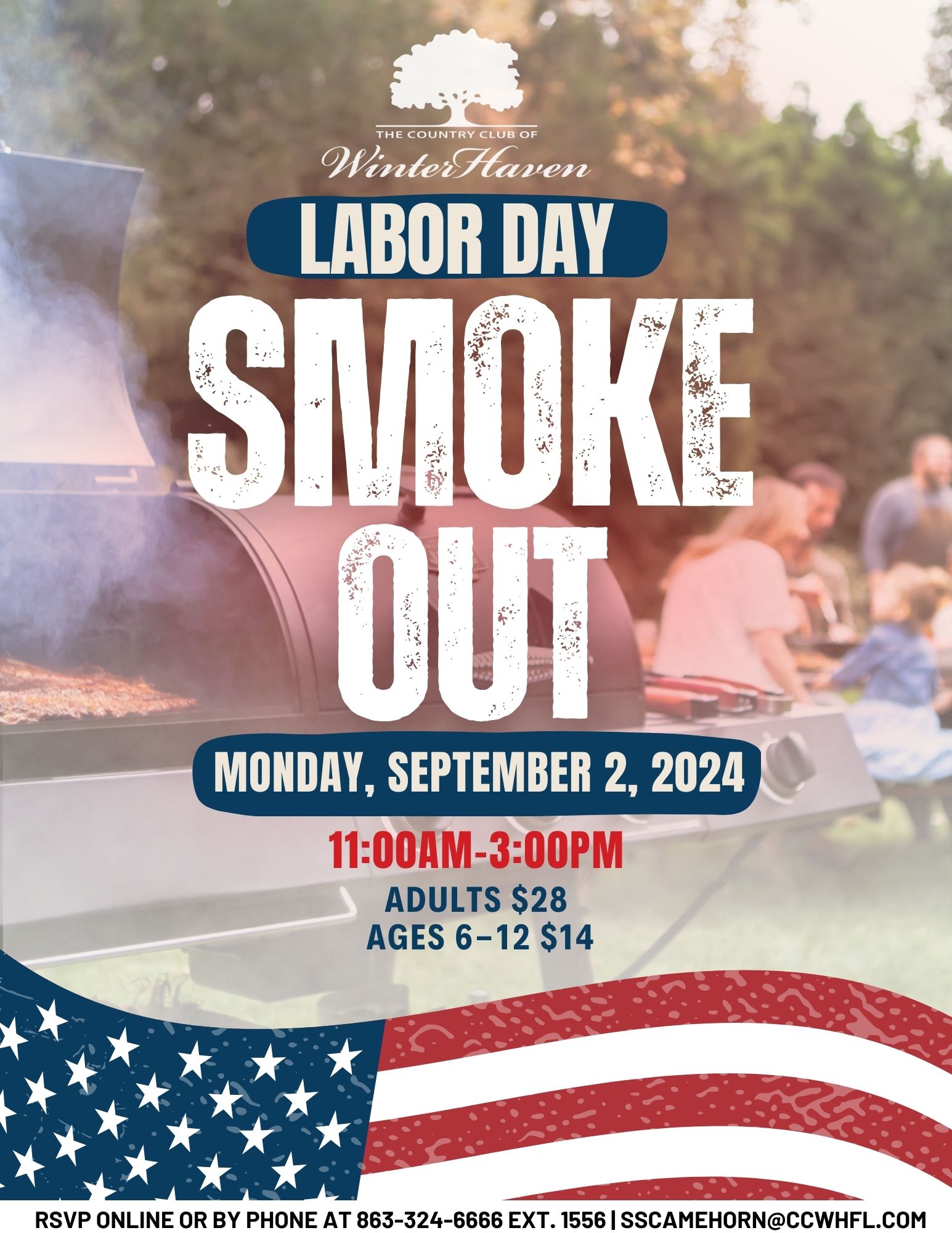 Labor Day Cookout - 9/2/2024 - The Country Club of Winter Haven